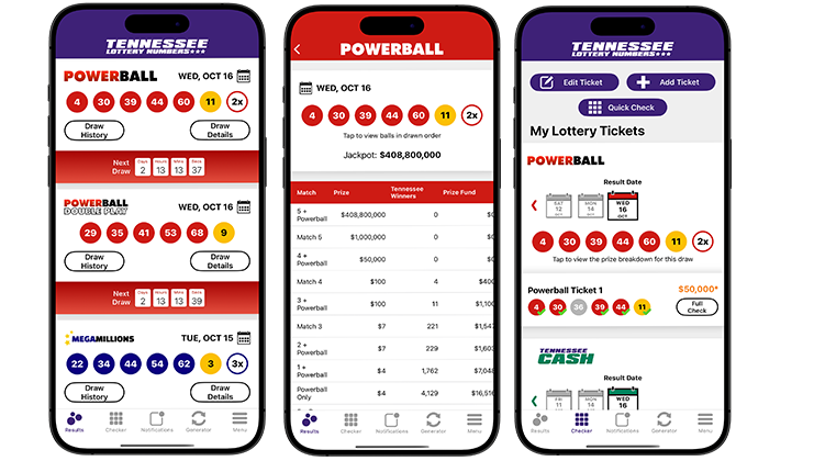 Tennessee Lottery App